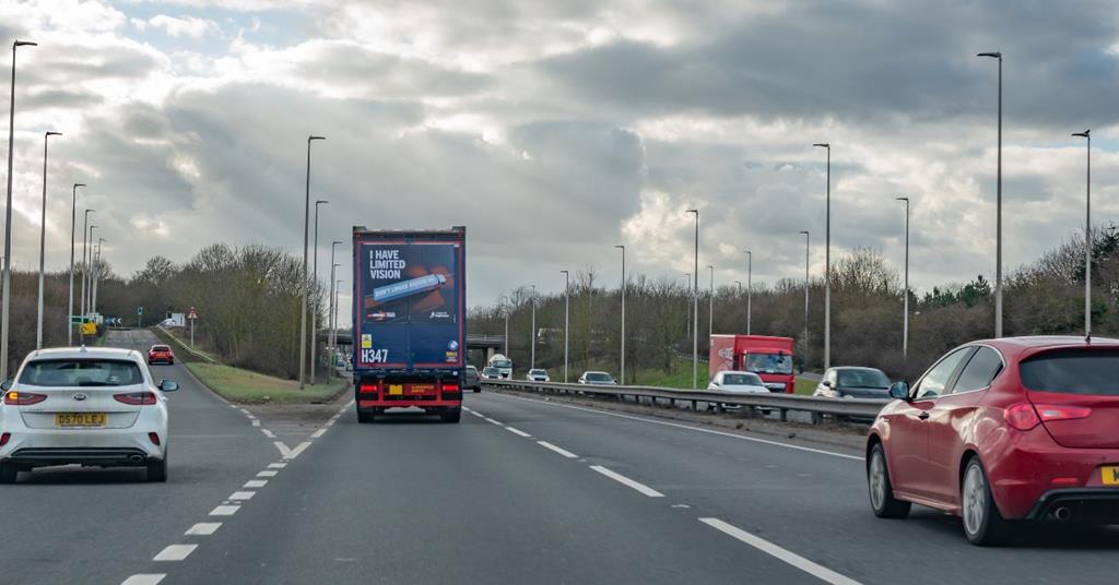 Giant ads on trucks warn motorists of HGV blindspots | MT Article ...