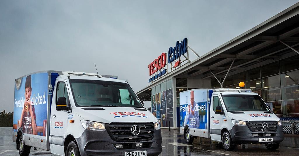 Tesco.com teams up with Mercedes-Benz Vans as home delivery records ...