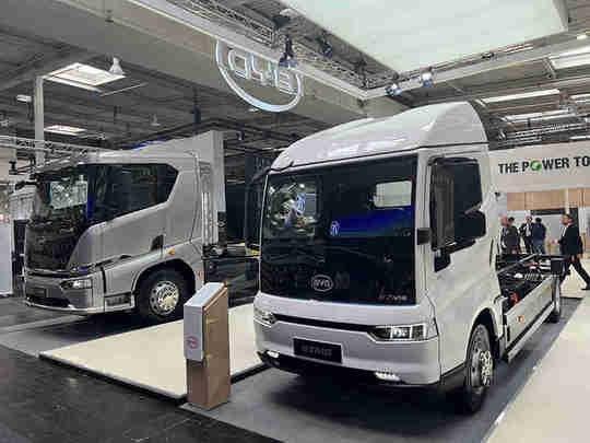BYD launches a pair of battery powered trucks for Europe | MT Article ...