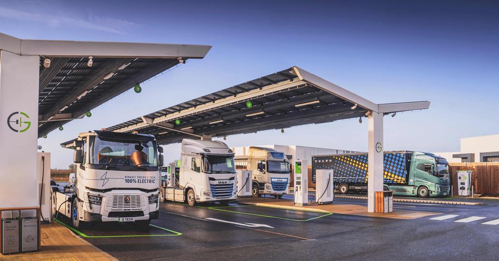Charging infrastructure for eHGVs at MSAs and truck stops is due to be installed in the coming ...