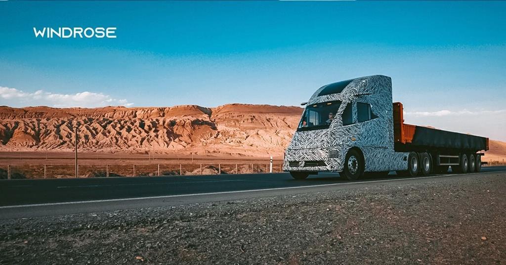 Windrose Technology eyes UK market for ground breaking electric truck ...
