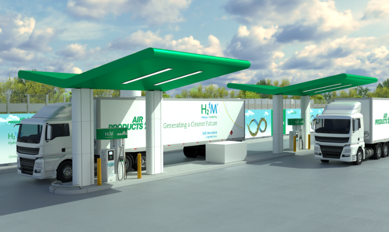 Air Products to build first commercial-scale hydrogen refuelling ...