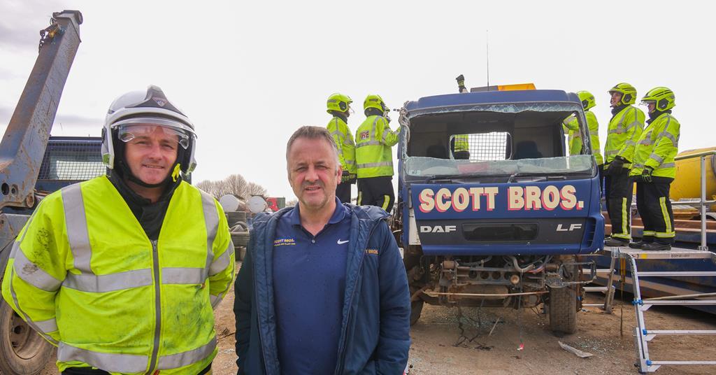 Scott Bros donates HGVs to help firefighters practice vital rescue ...