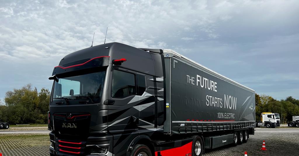 First drive of the new MAN battery electric eTruck | MT Article | Motor ...
