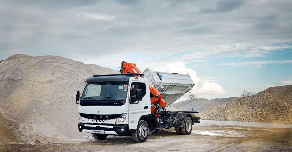 FUSO launches Next Generation eCanter with roll-off tipper for the ...