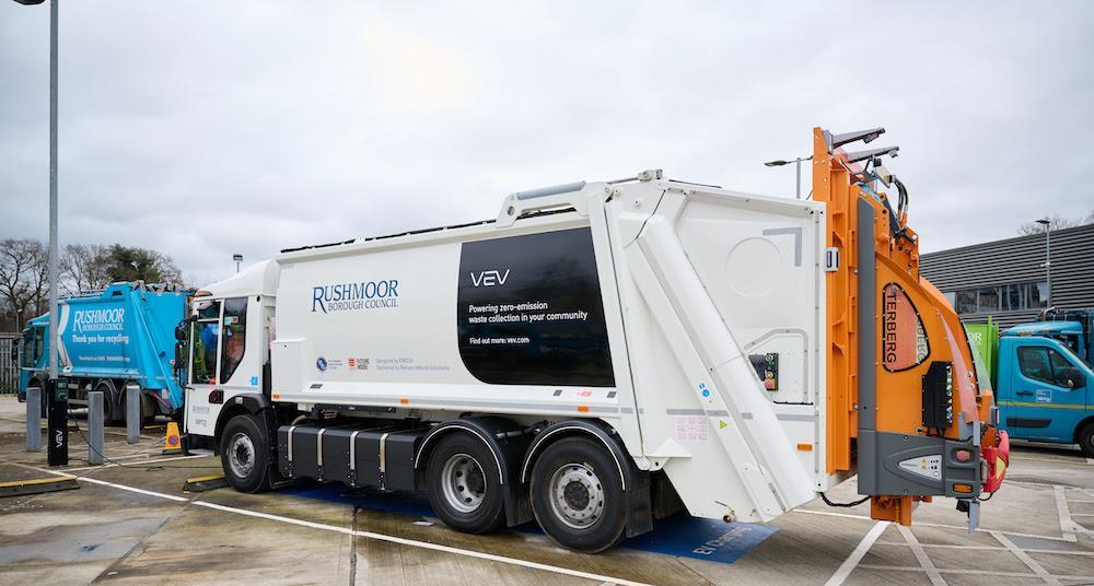 Serco is piloting electric waste recycling wagons in Hampshire after ...
