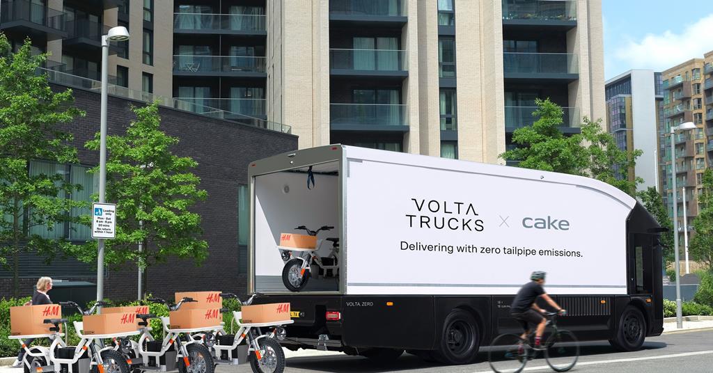 Volta Trucks and Cake electric bikes have joined forces to decarbonise ...