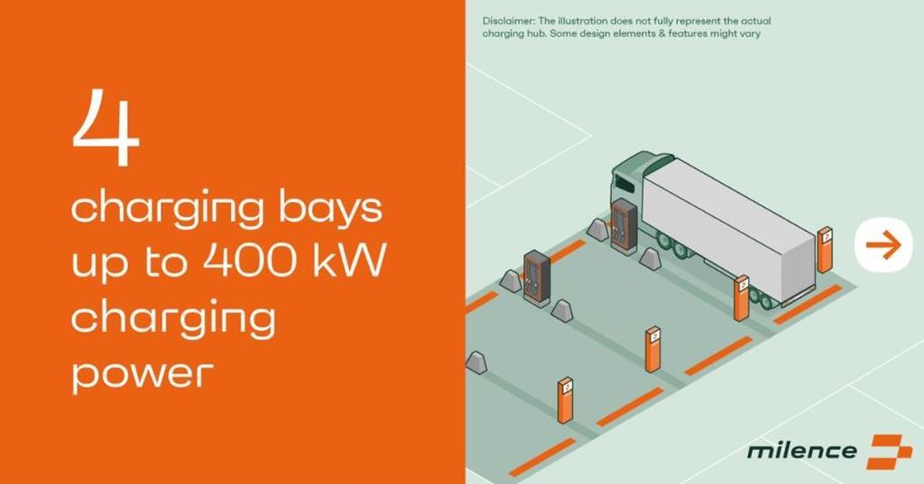 Milence announces launch of first truck charging site in Europe | MT ...
