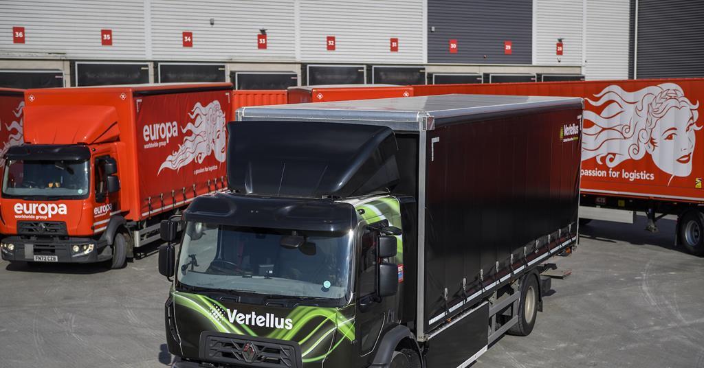 Europa takes delivery of first electric truck as part of Vertellus EV ...
