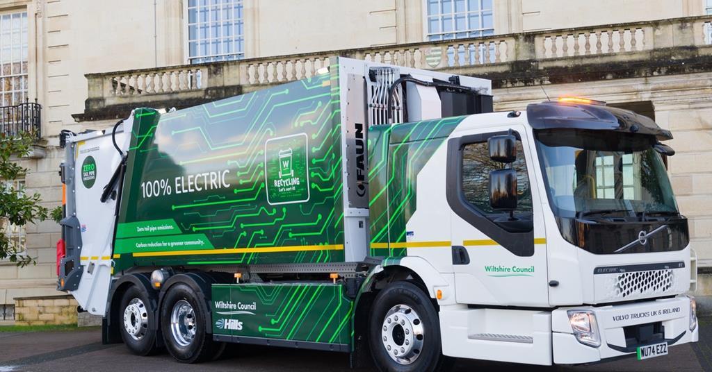 UK’s first Volvo FE low entry cab eRCV joins Wiltshire Council’s fleet ...
