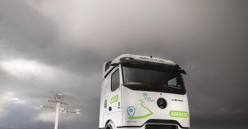 Mercedes-Benz completes first electric HGV run from John o’ Groats to ...