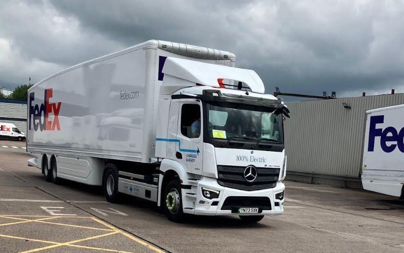 FedEx launches two-week pilot of Mercedes eActros 300 at its Stoke-on ...