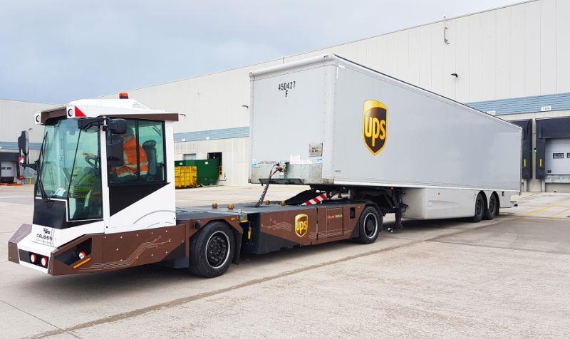 UPS trials driverless electric 'shifters' at London hub | MT Article ...