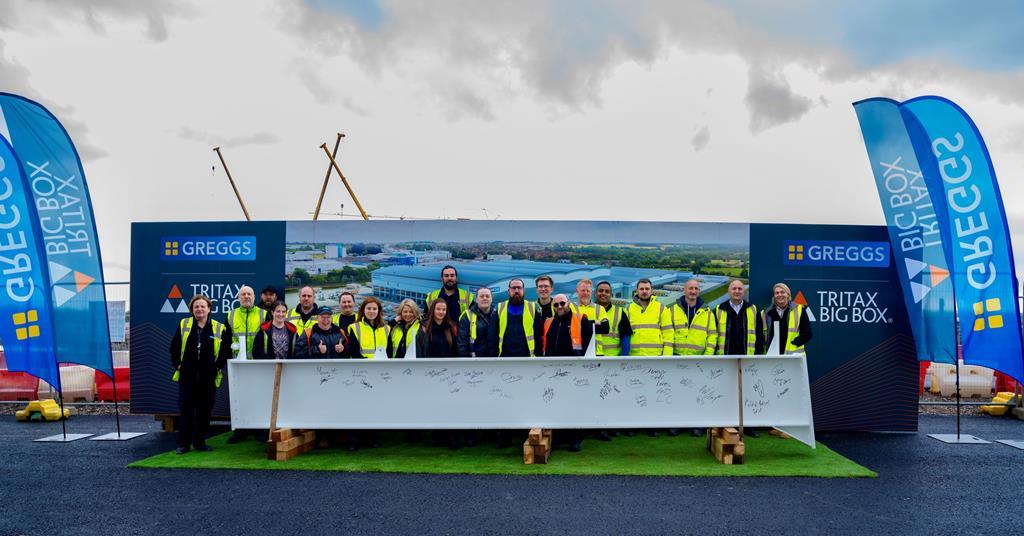 Staff at food retailer Greggs have paid a visit to its new national ...