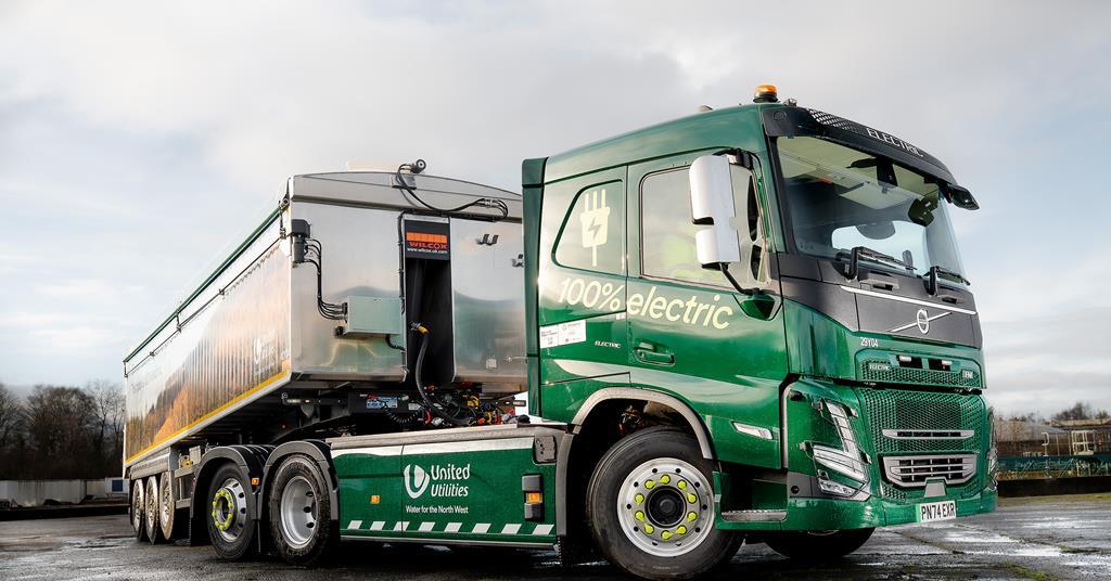 United Utilities gets four new Volvo FM Electrics under Electric ...
