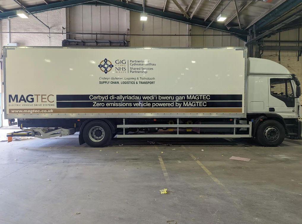 NHS Wales collaborates with Magtec to pilot battery-powered HGVs for ...
