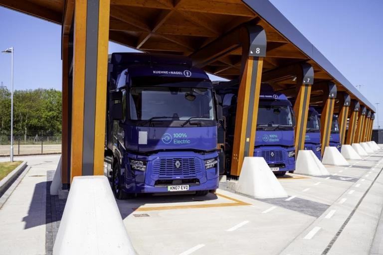 Kuehne+Nagel UK and Milence demonstrate benefits of electric HGV fleet ...