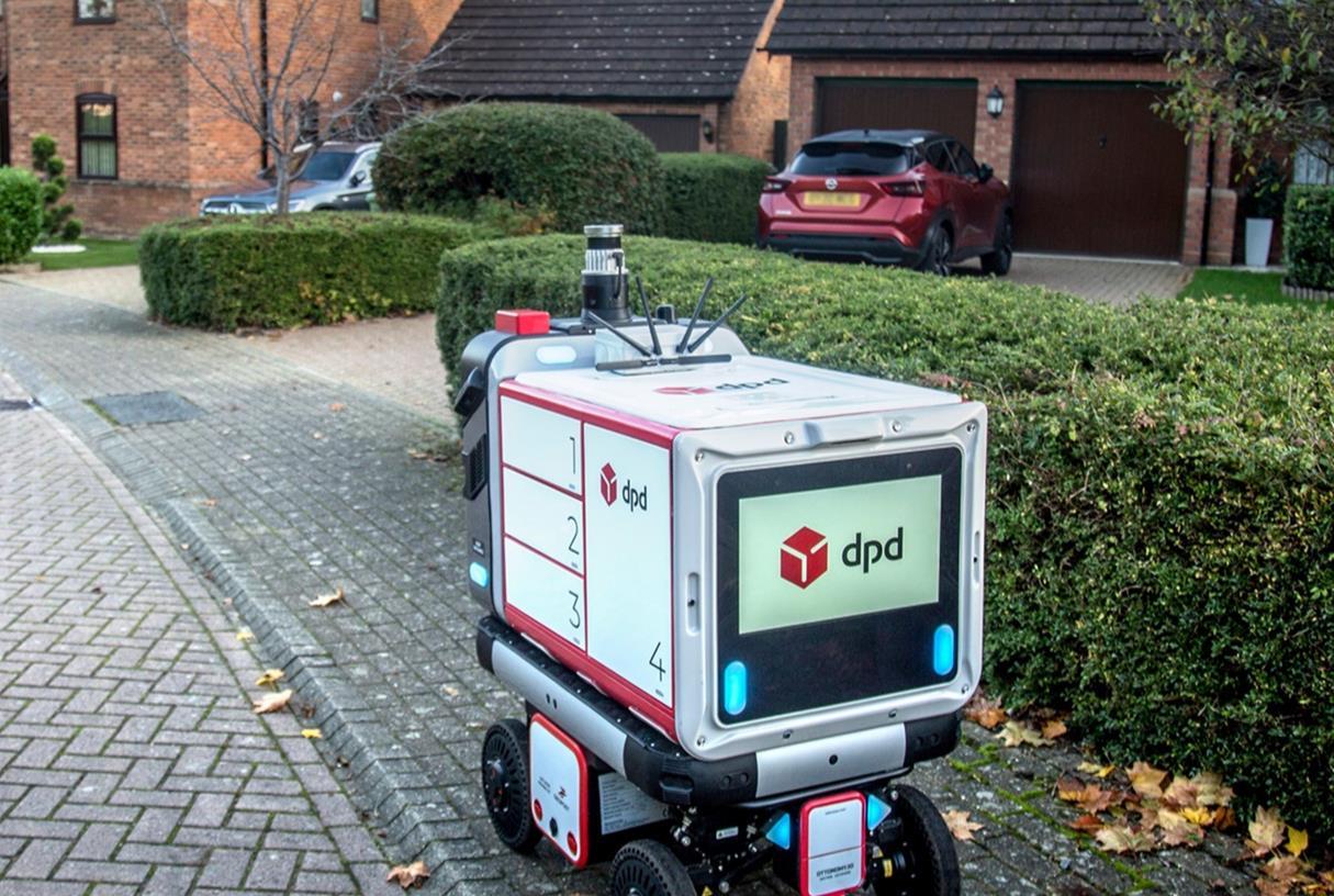 Delivery giant DPD uses autonomous robot Ottobot to transport parcels ...