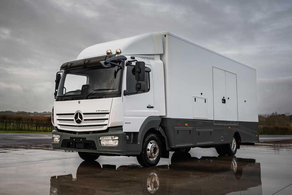 AKFS Unveils Mercedes Atego Enclosed Vehicle Transporter | Sponsored ...