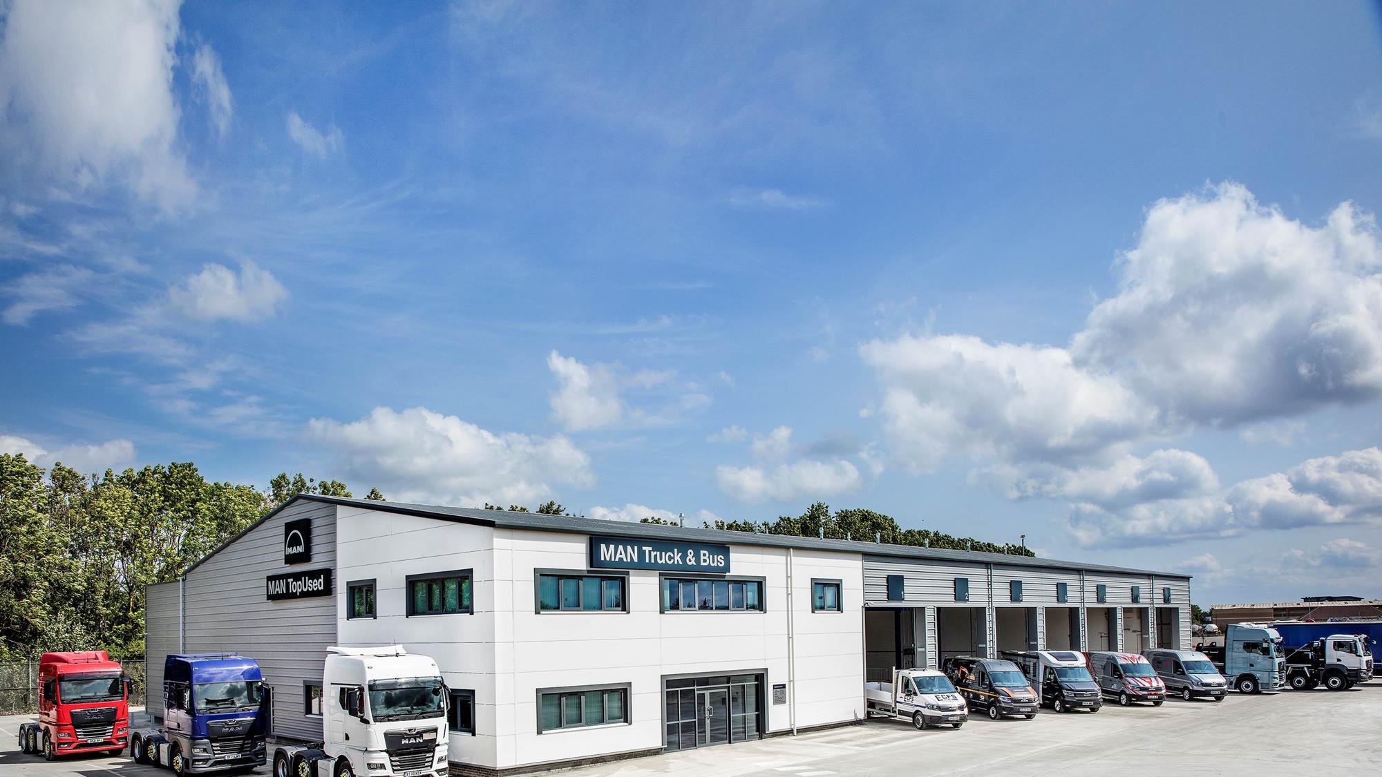 MAN has opened a new purpose-built dealership in Stockton-on-Tees ...
