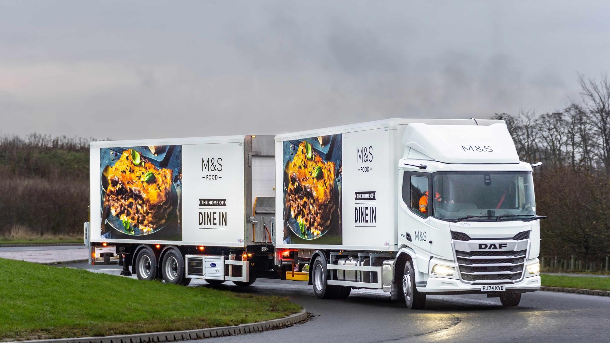 Marks & Spencer has taken delivery of its first refrigerated electric ...