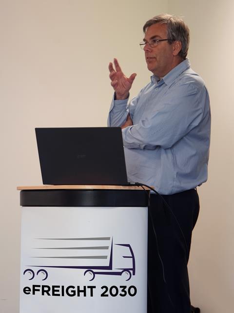 The eFREIGHT 2030 consortium, which is part of the government’s zero emission demonstrator ...