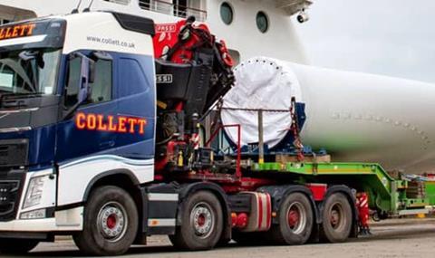 Collett transports 49-metre blades to Solwaybank windfarm | MT Article ...