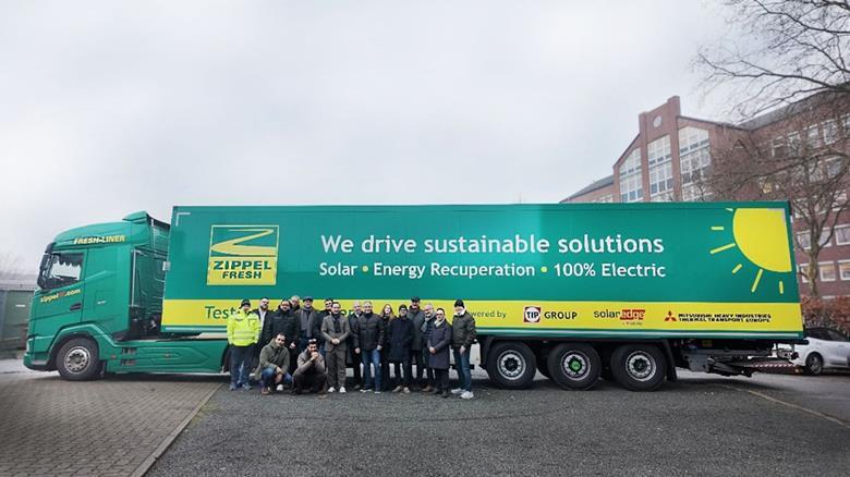 TIP Group launches solar-powered e-reefer with energy recovery axle ...